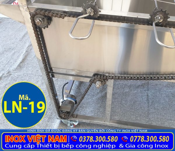 Lò Nướng Thịt Inox Tự Động Quay LN-19 | Inox Việt Nam